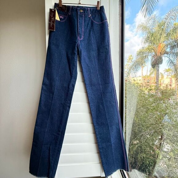 Sergio Valente | Jeans | Vtg 97s Sergio Valente Pink Topstich Straight ...